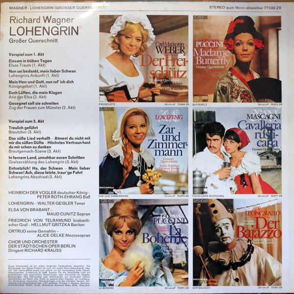 Wagner*, Maud Cunitz, Alice Oelke, Walter Geisler, Peter Roth-Ehrang ...