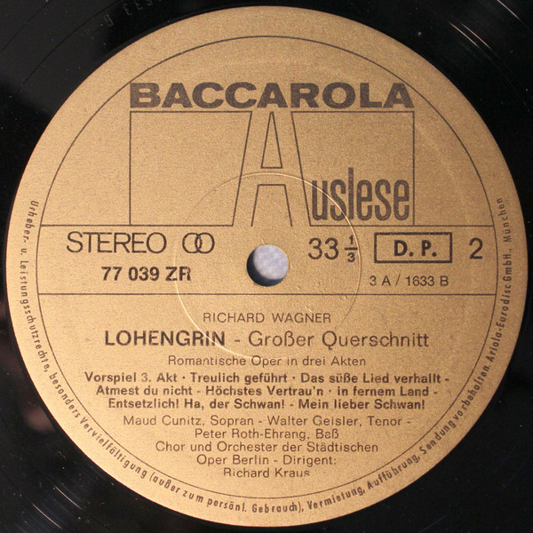 Wagner*, Maud Cunitz, Alice Oelke, Walter Geisler, Peter Roth-Ehrang ...