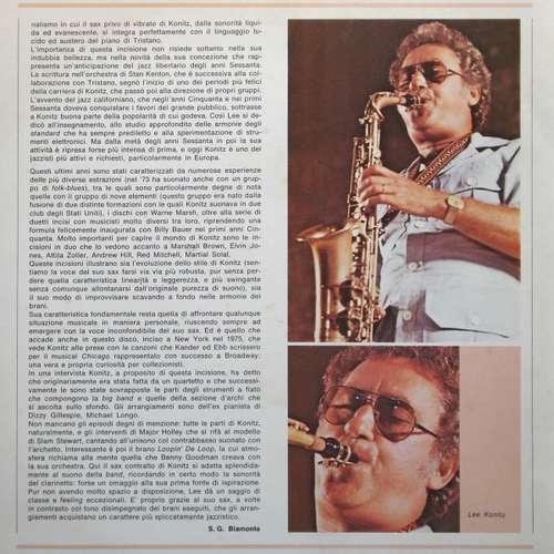 Lee Konitz Big Band / Joe Farrell / Michael Longo / Eddie Locke - I ...