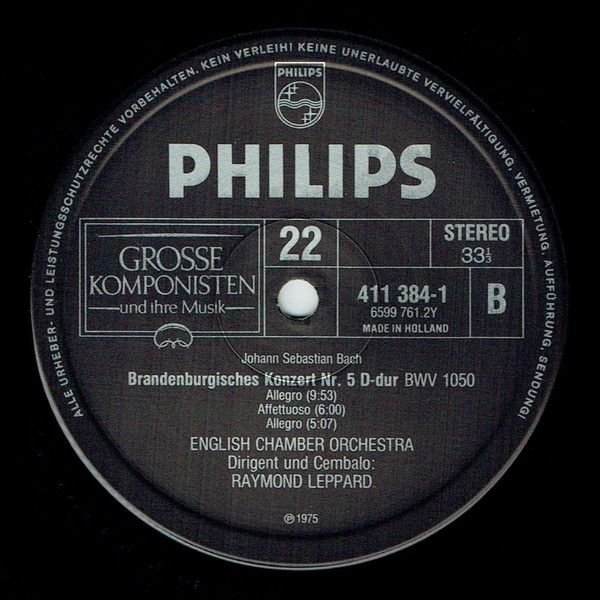 Bach* / English Chamber Orchestra / Raymond Leppard - Brandenburgische Konzerte Nr. 2, Nr. 3 Und ...