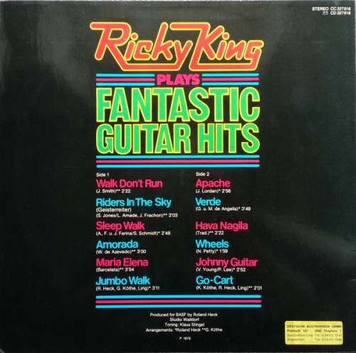 Ricky King - Ricky King Plays Fantastic Guitar Hits (LP) - Vinyl ...