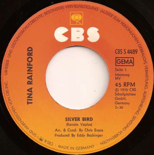 Tina Rainford - Silver Bird (7", Single) - Vinyl Schallplatten Shop ...