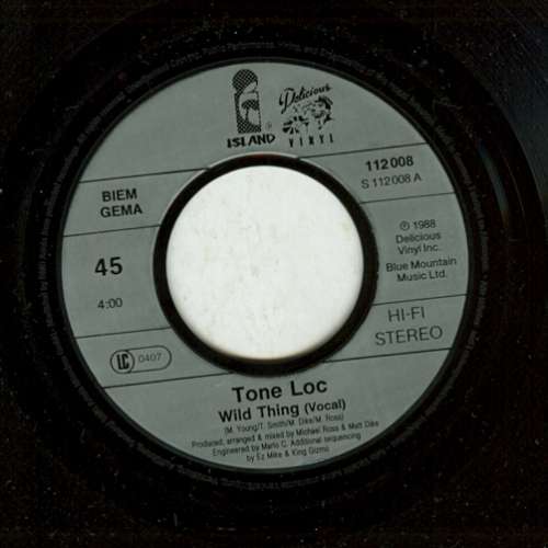 Tone Loc - Wild Thing (7", Single) - Vinyl Schallplatten Shop ...