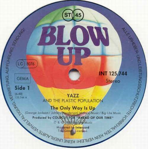Yazz And The Plastic Population - The Only Way Is Up (12", Maxi, Blu ...