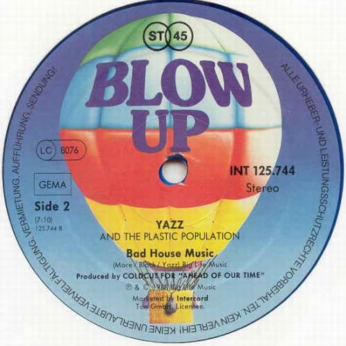 Yazz And The Plastic Population - The Only Way Is Up (12", Maxi, Blu ...